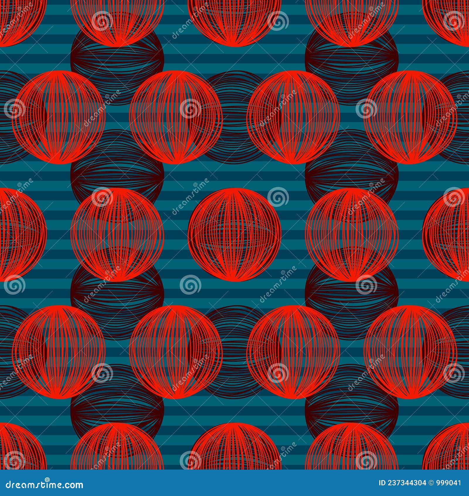 Balls Seamless Pattern, Modern Art. Vector Stock Illustration Eps10 ...