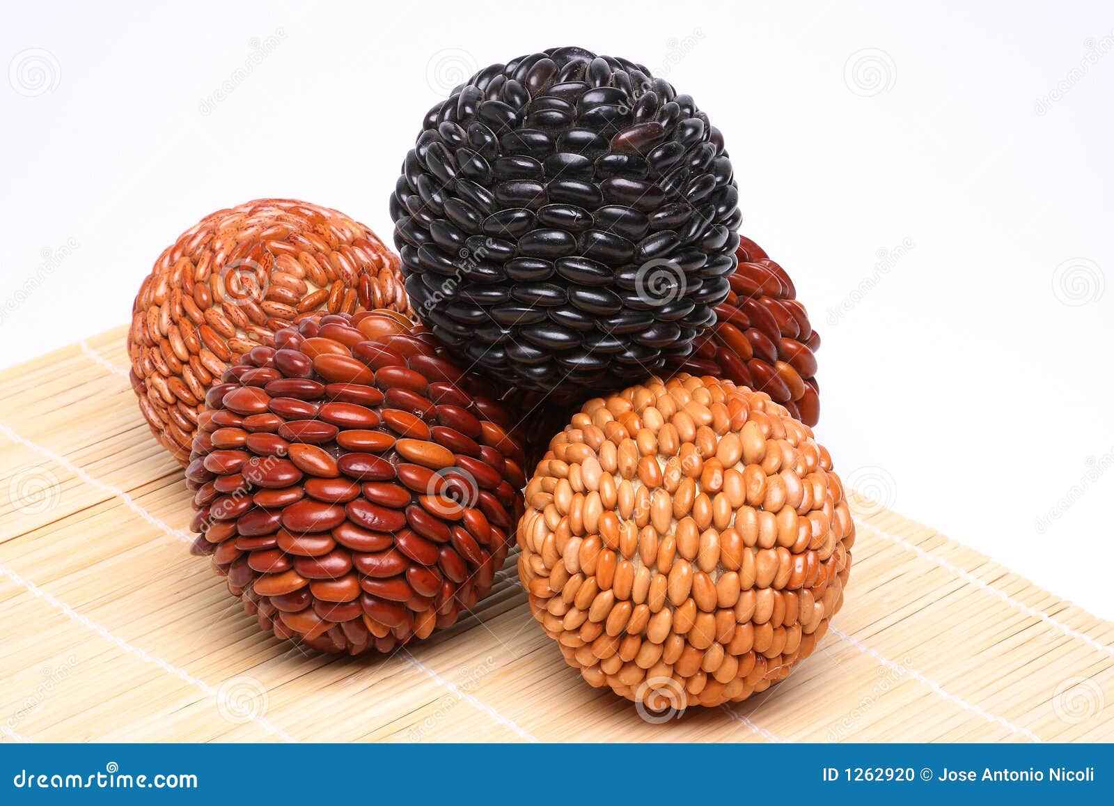 Balls of seeds 2 stock photo. Image of protein, shape - 1262920