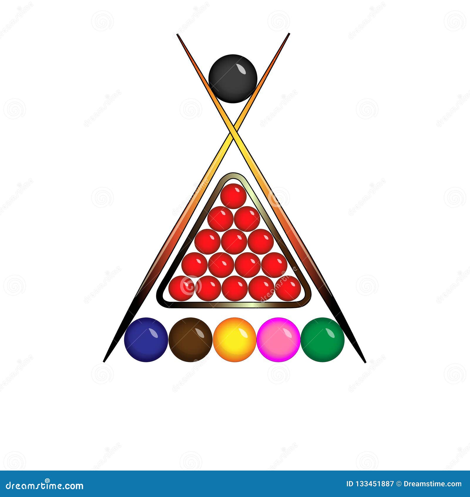Balls for snooker logo stock illustration. Illustration of billiards ... Balls for snooker logo stock illustration. Illustration of billiards ...