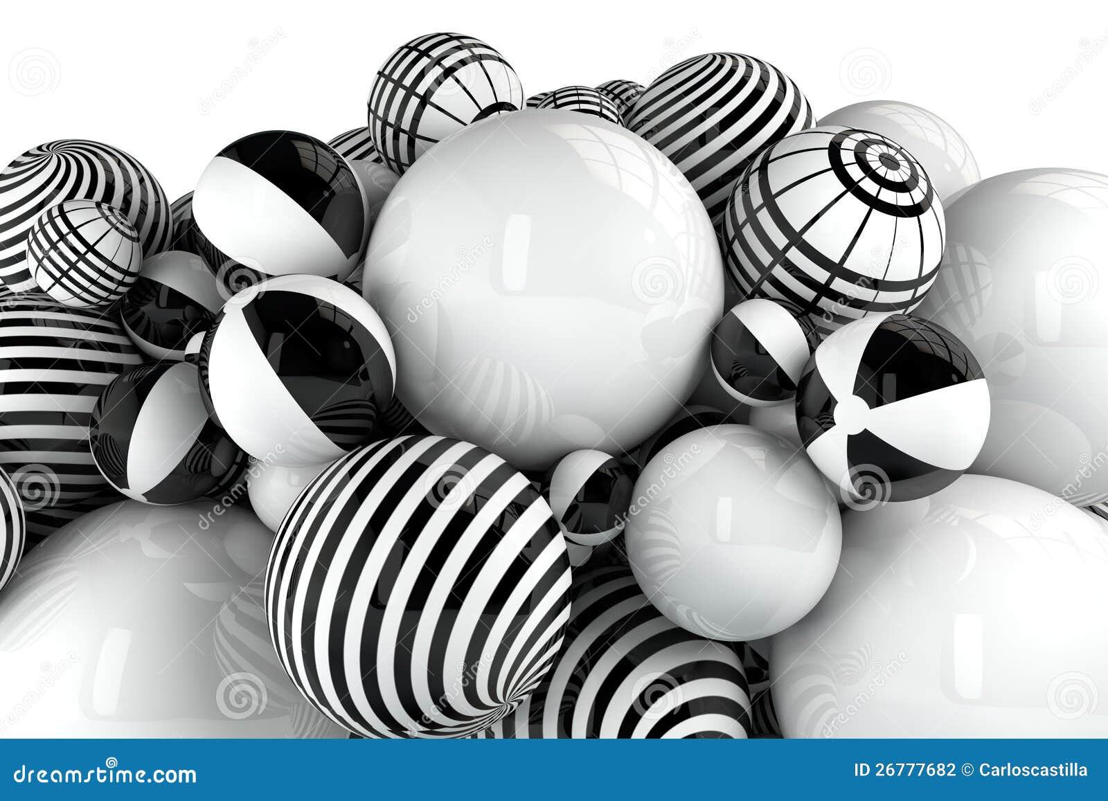Balls still life stock illustration. Illustration of abstraction - 26777682