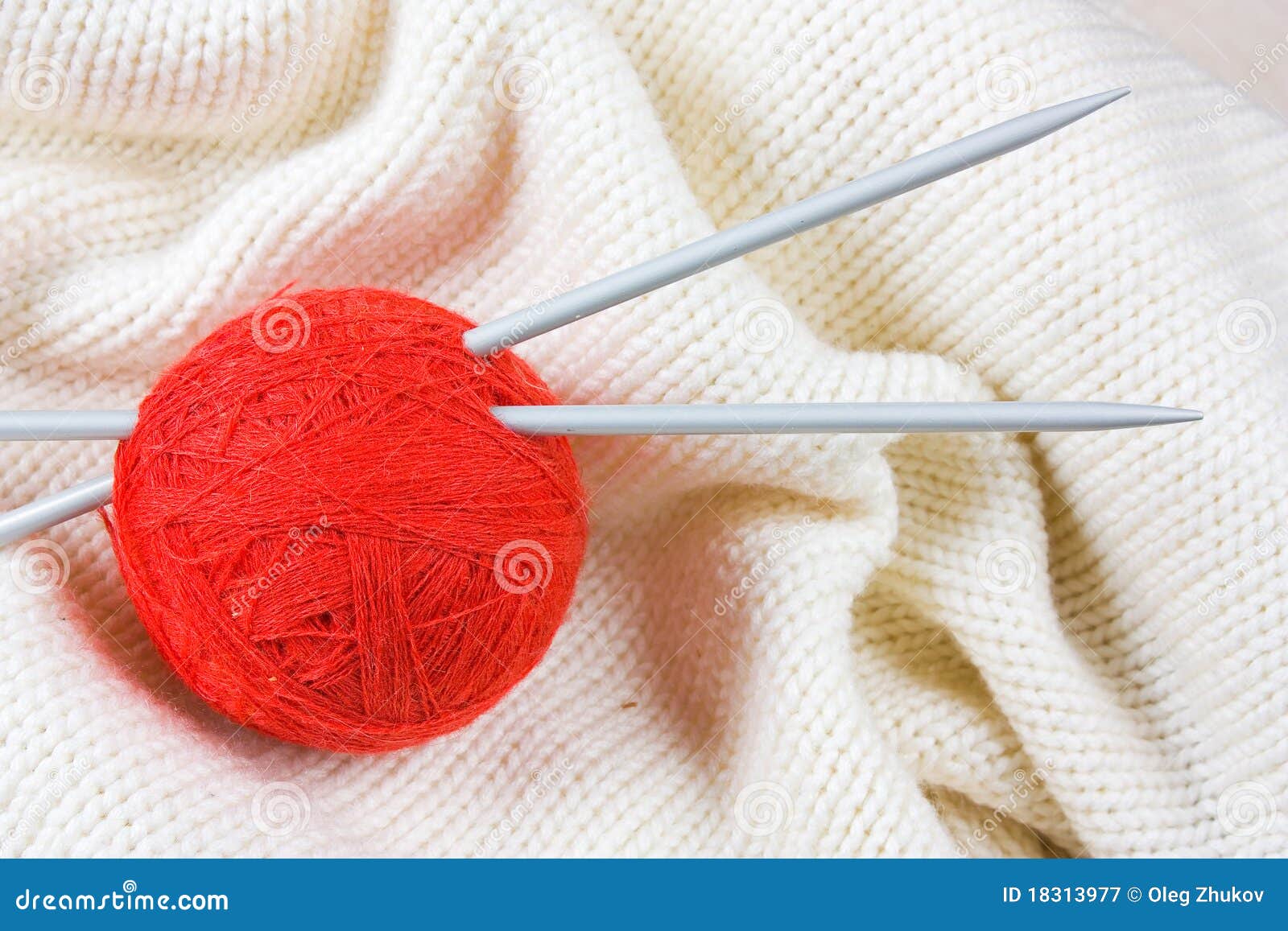 Balls with Thread for Knitting Stock Image - Image of crochet, netting ...