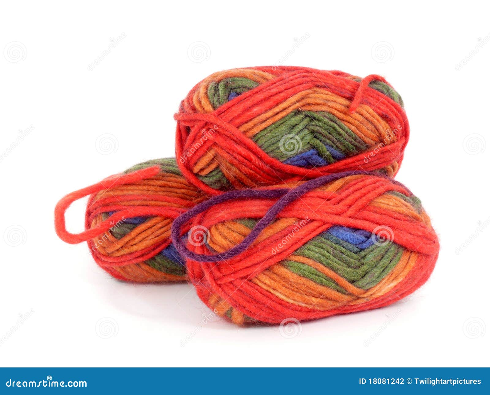 Balls of wool stock photo. Image of colorful, loden, boiled - 18081242