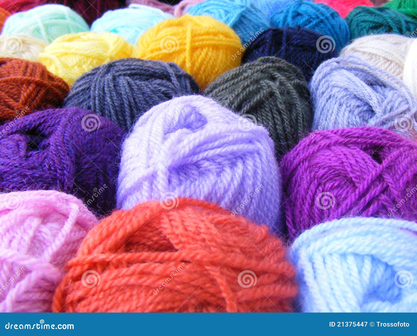 Balls of wool stock image. Image of blowing, glass, dried - 21375447