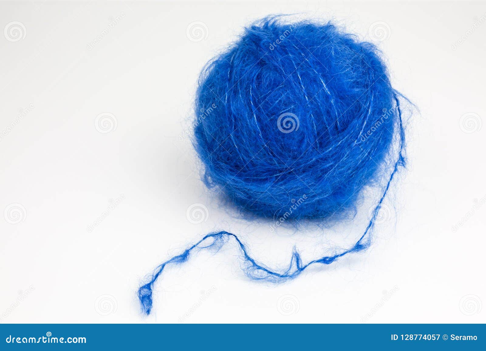 Balls of wool stock image. Image of fluffy, string, soft - 128774057