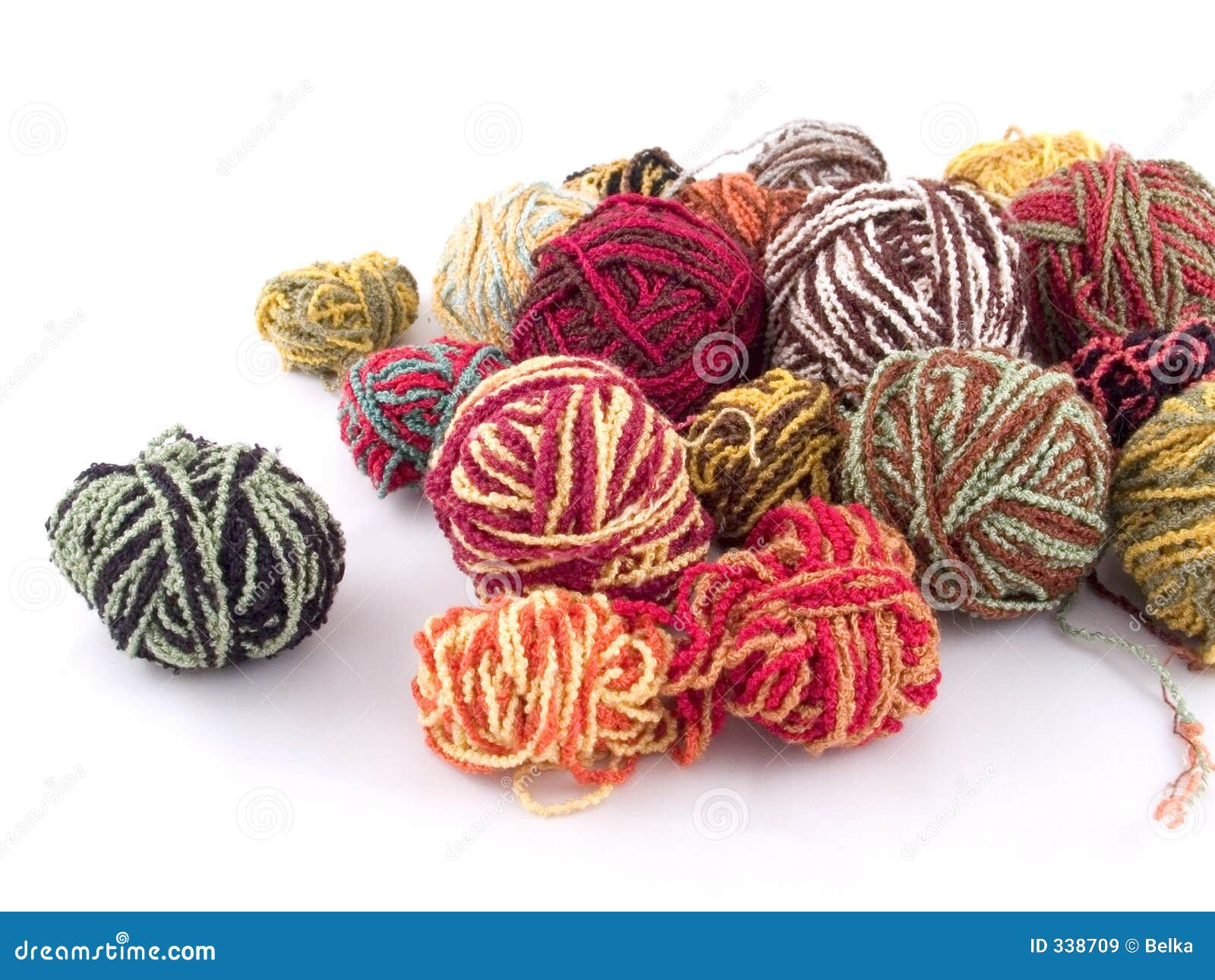 Balls of yarn stock image. Image of soft, network, thread - 338709