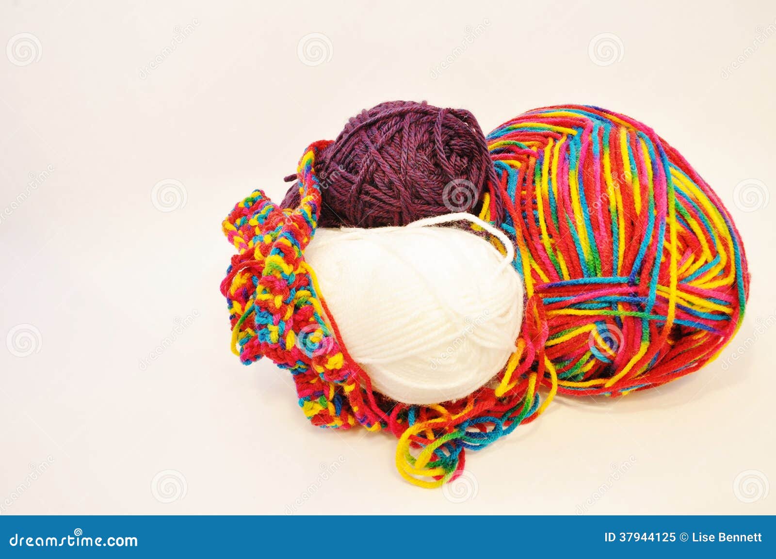 Balls of yarn in group stock image. Image of material - 37944125