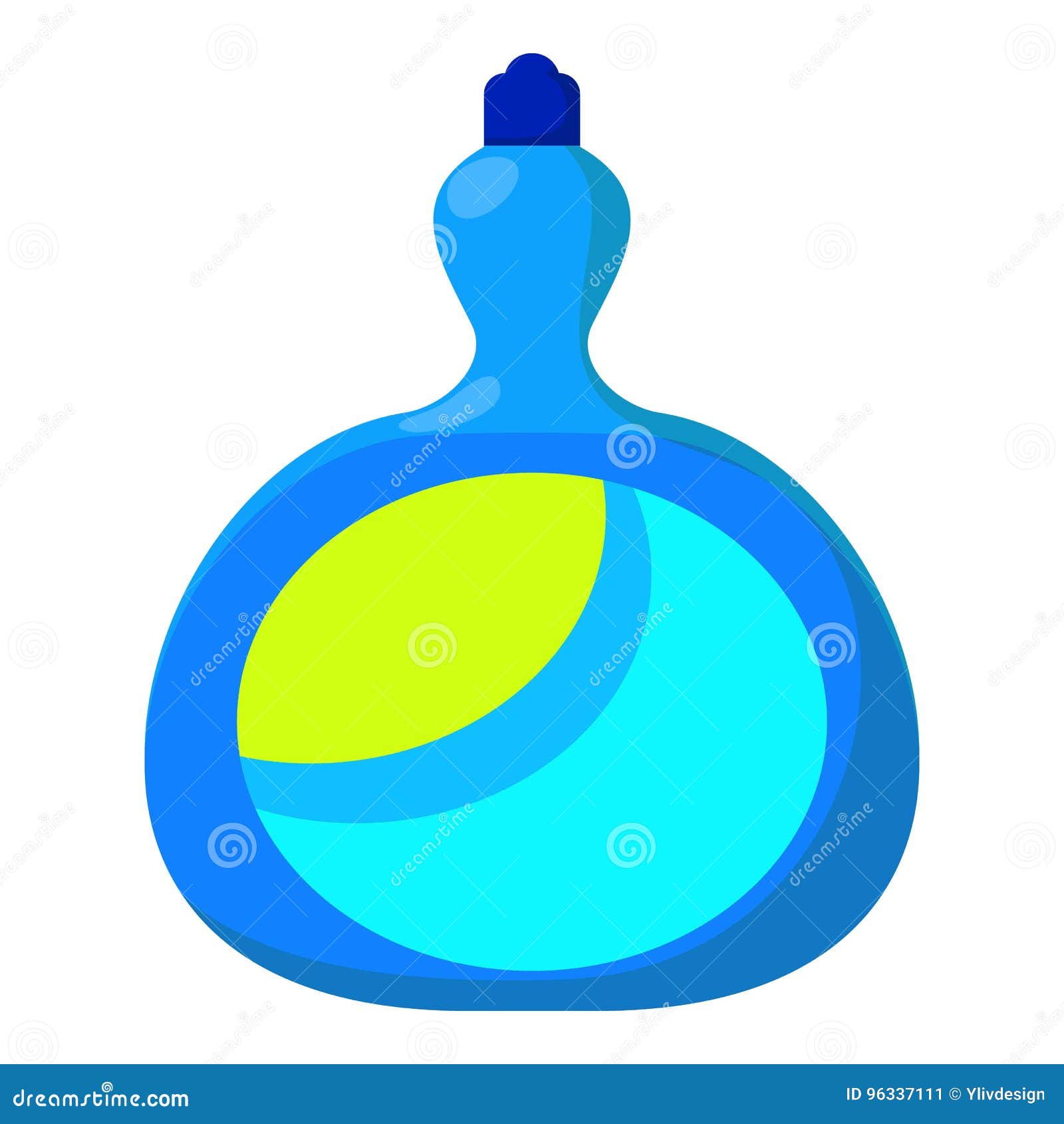 Balm icon, cartoon style stock vector. Illustration of liquid - 96337111