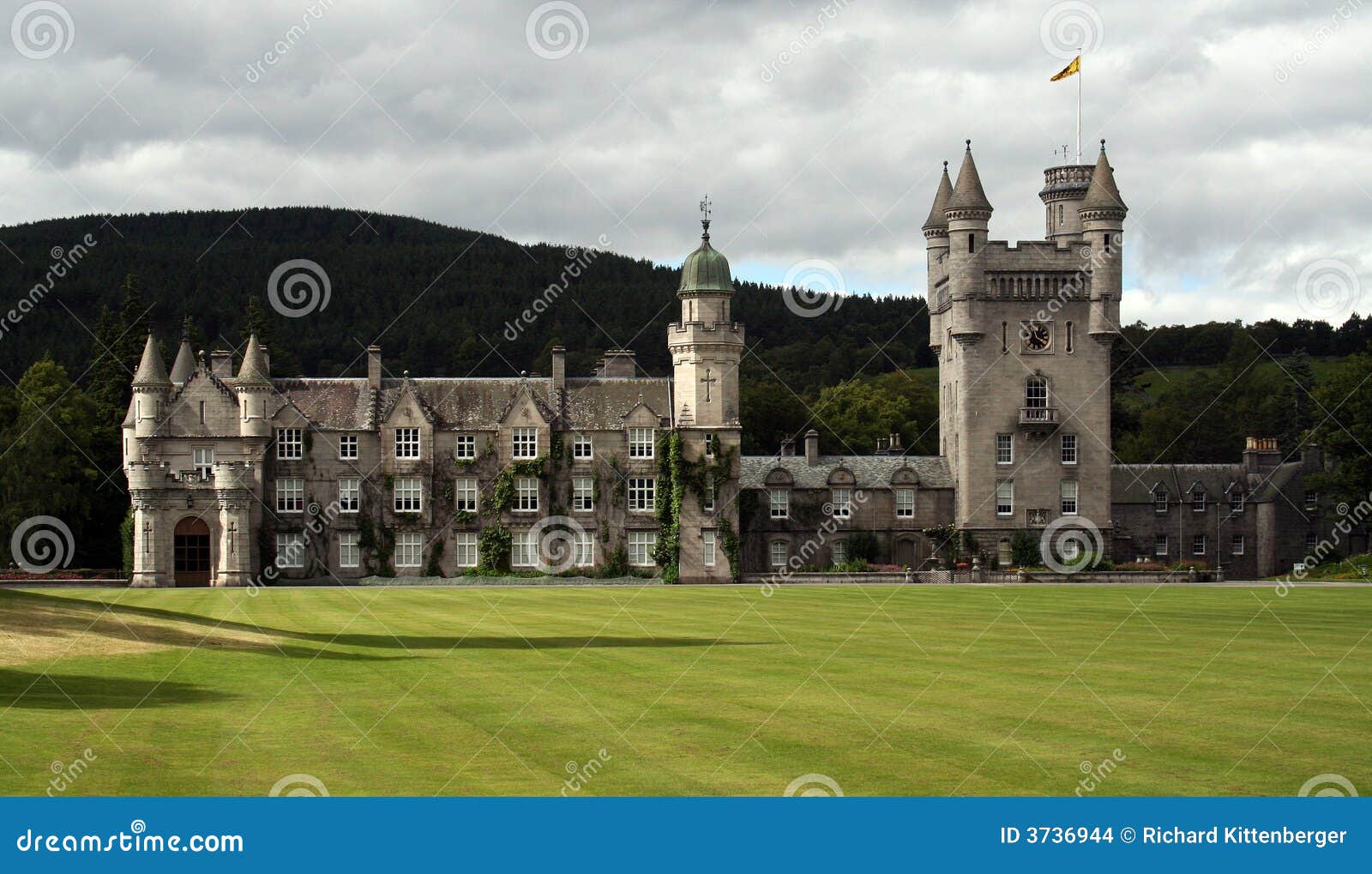 Balmoral stock photo. Image of scotland, meadow, 14th - 3736944