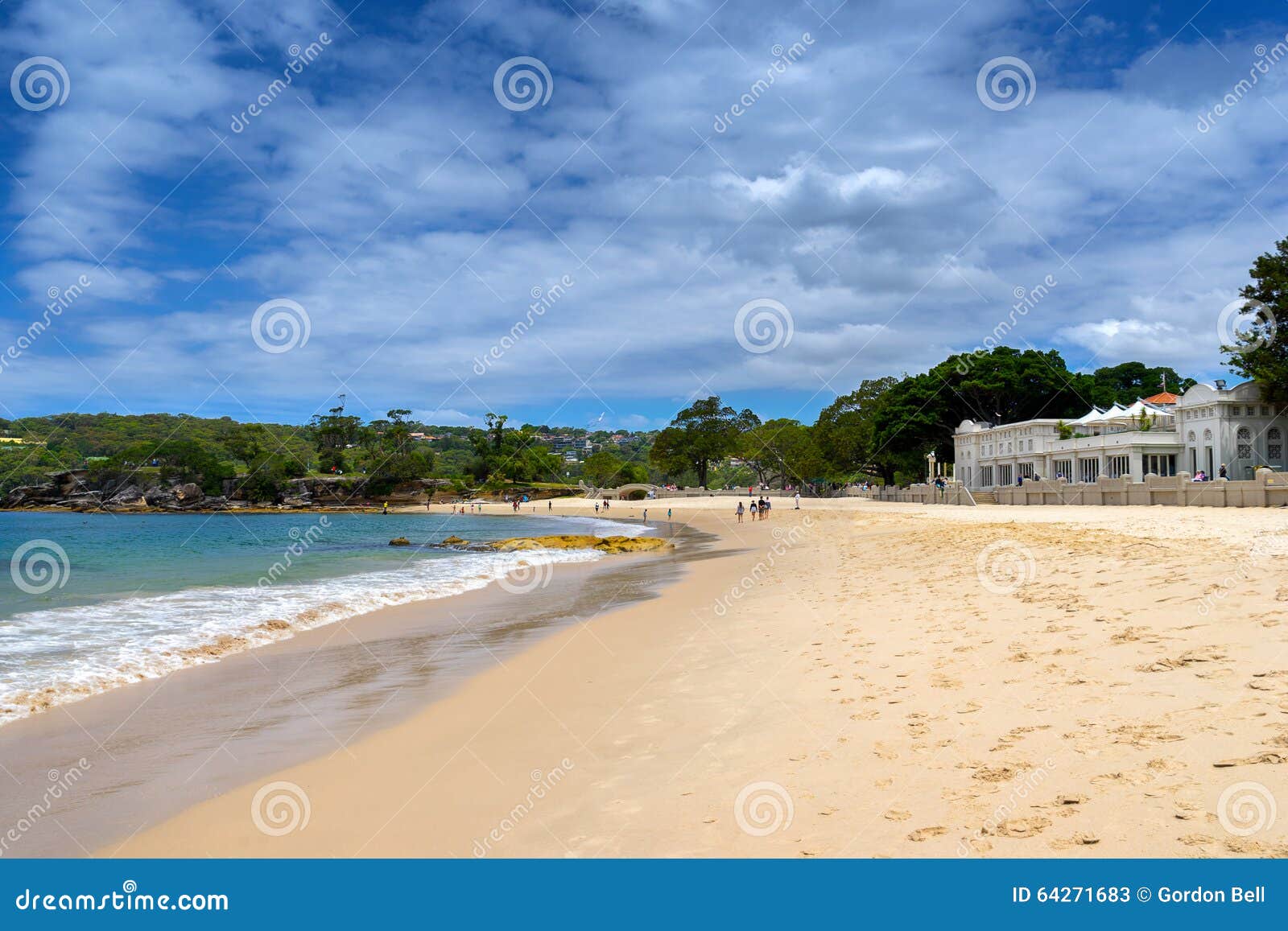 Balmoral Beach stock image. Image of australia, horizon - 64271683