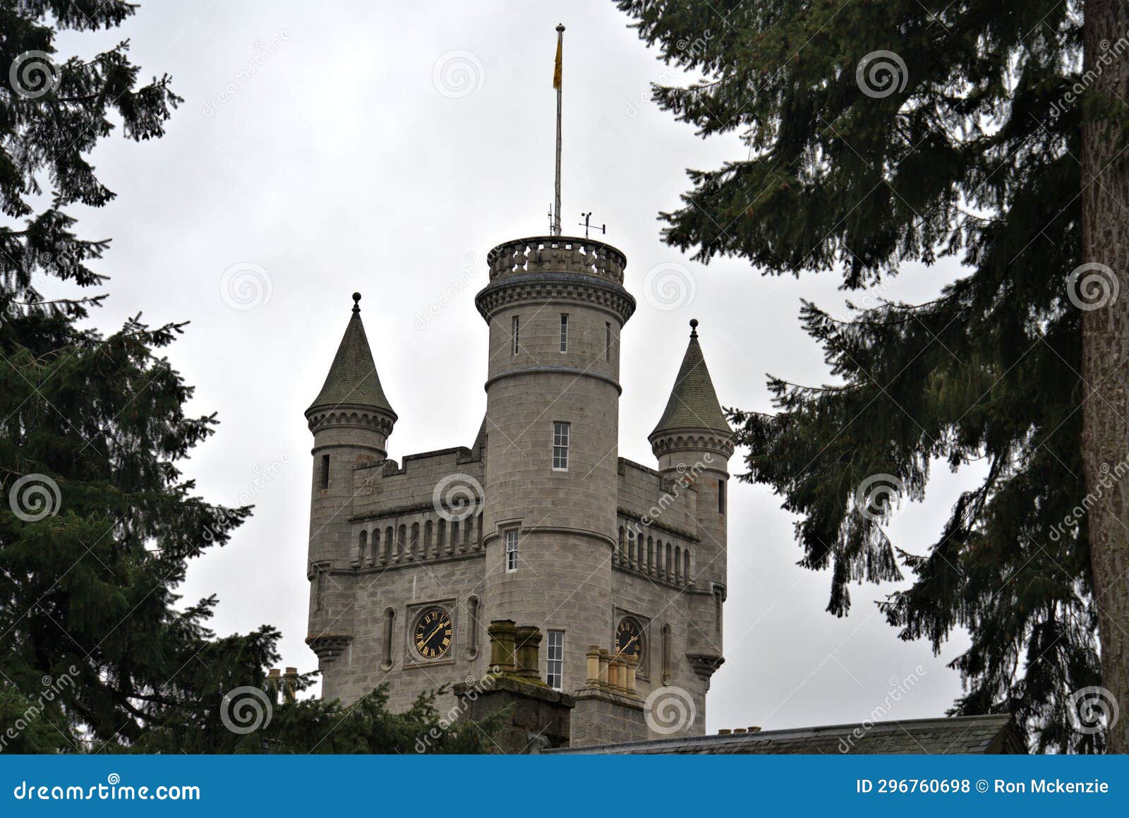 Balmoral Castle stock photo. Image of surrounded, balmoral - 296760698