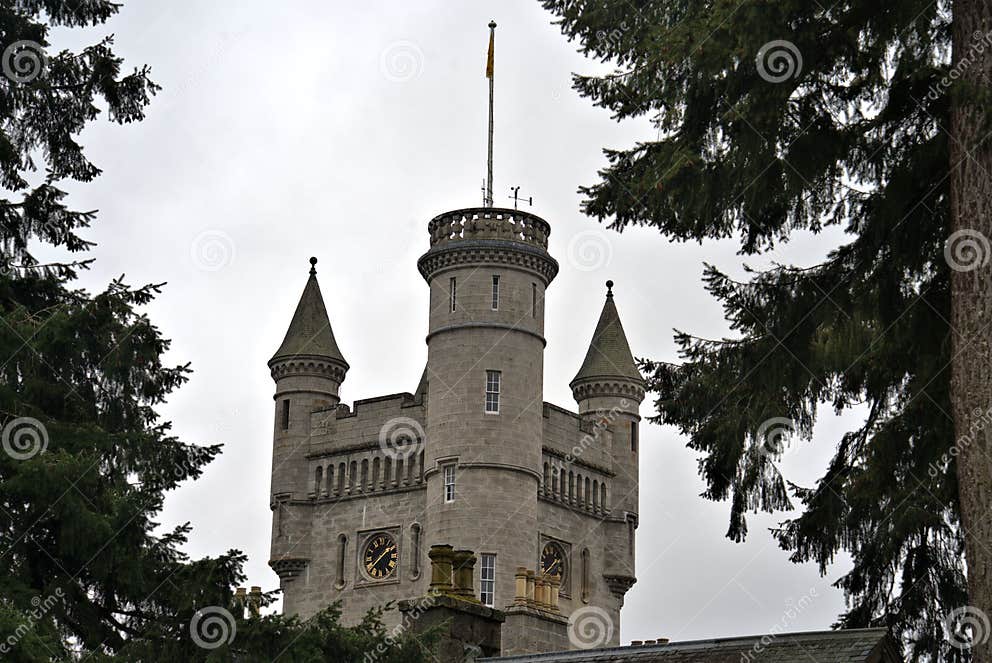 Balmoral Castle stock photo. Image of surrounded, balmoral - 296760698