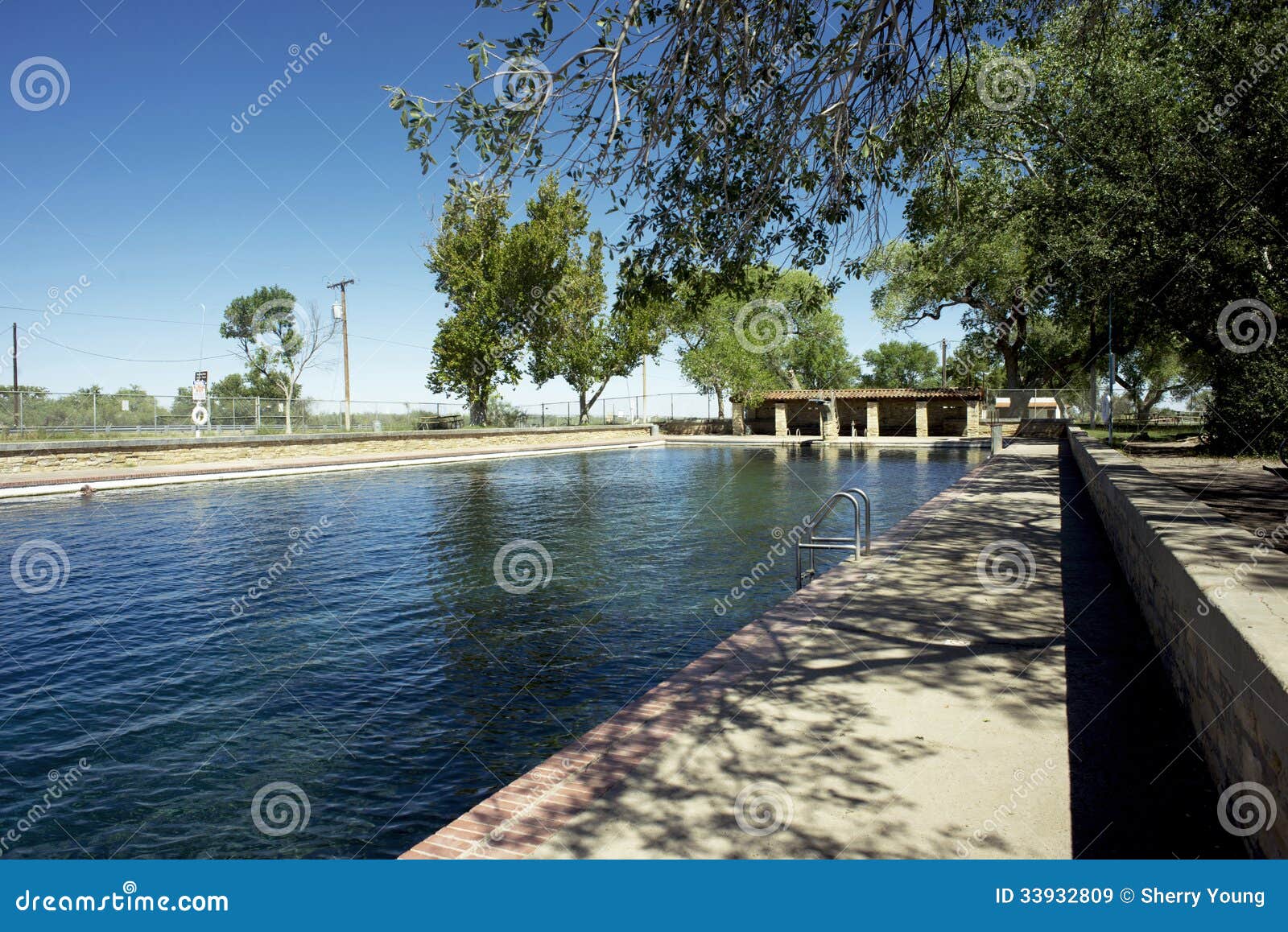 Balmorhea Pool stock image. Image of state, background - 33932809