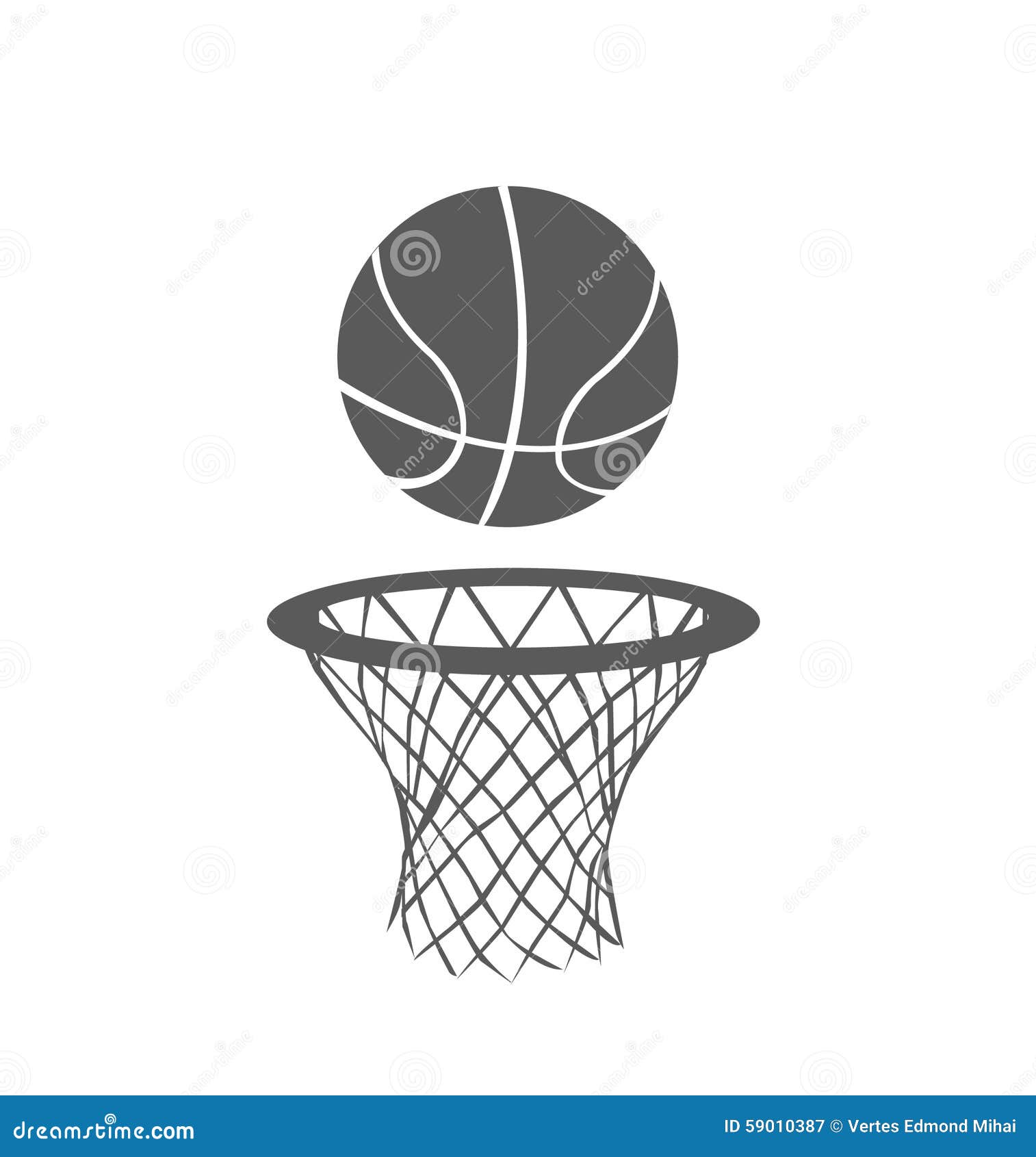 Baloncesto, vector ilustración del vector. Ilustración de deporte ...