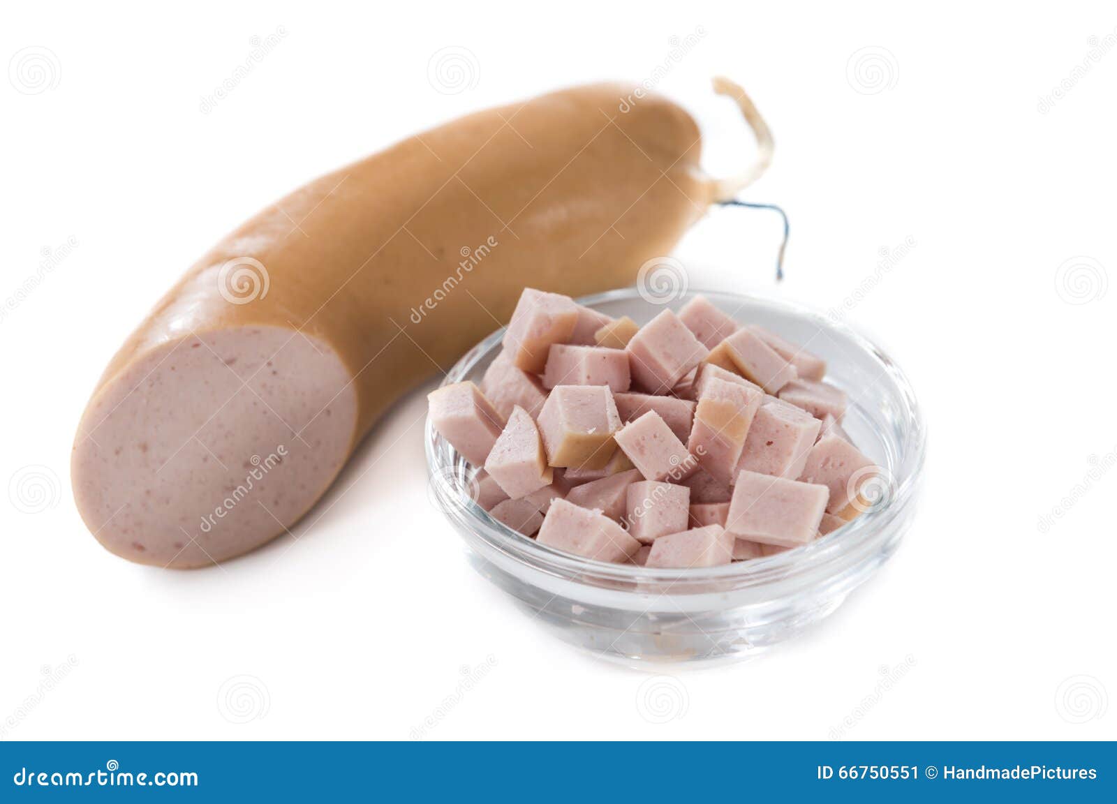 Baloney isolated on white stock image. Image of slice - 66750551