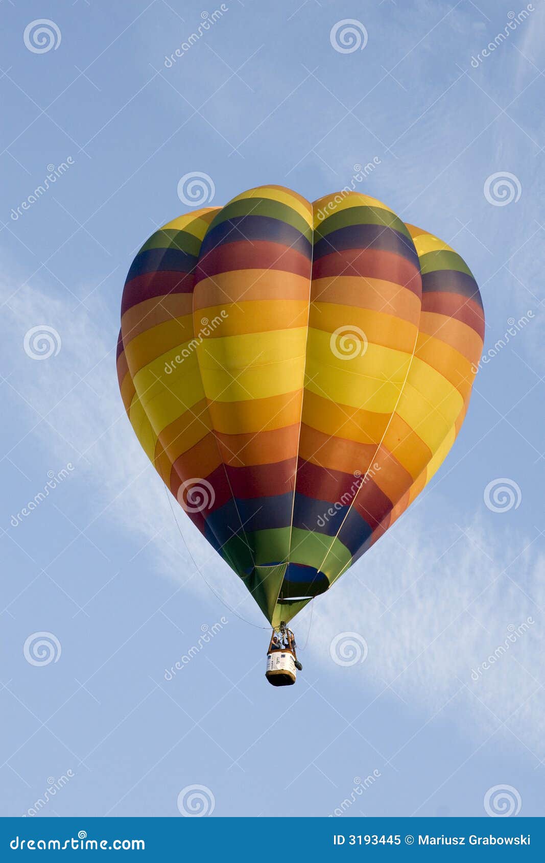 Baloon stock image. Image of blue, colors, baloon, gondola - 3193445