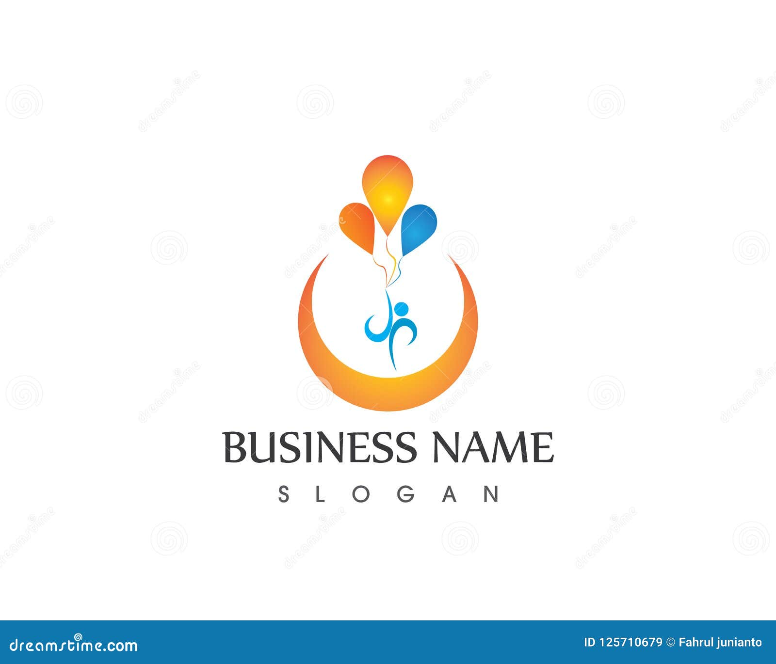 Baloon Logo Vector Template Stock Vector - Illustration of balloon ...