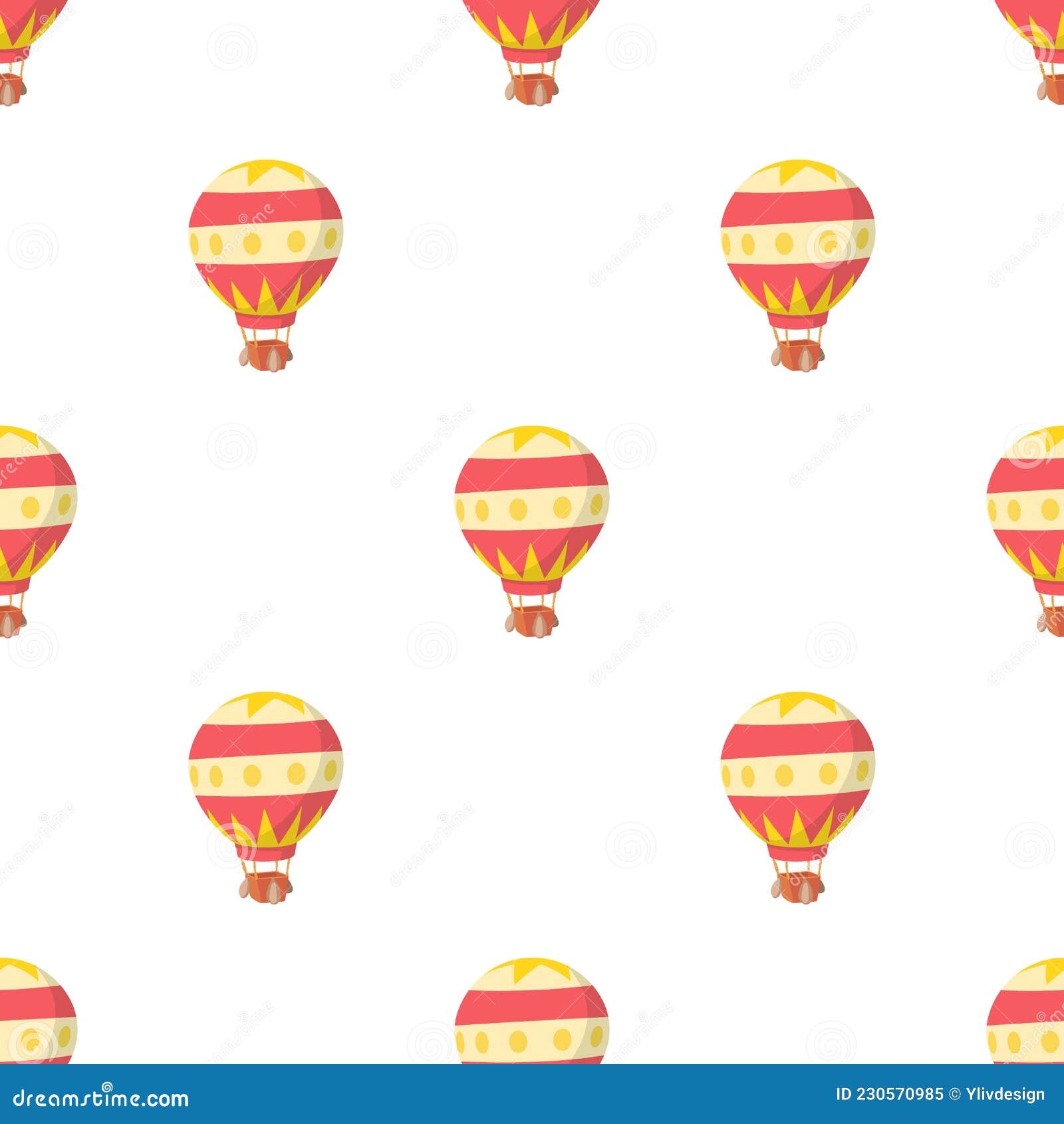 Baloon Pattern Seamless Vector Stock Vector - Illustration of leisure ...