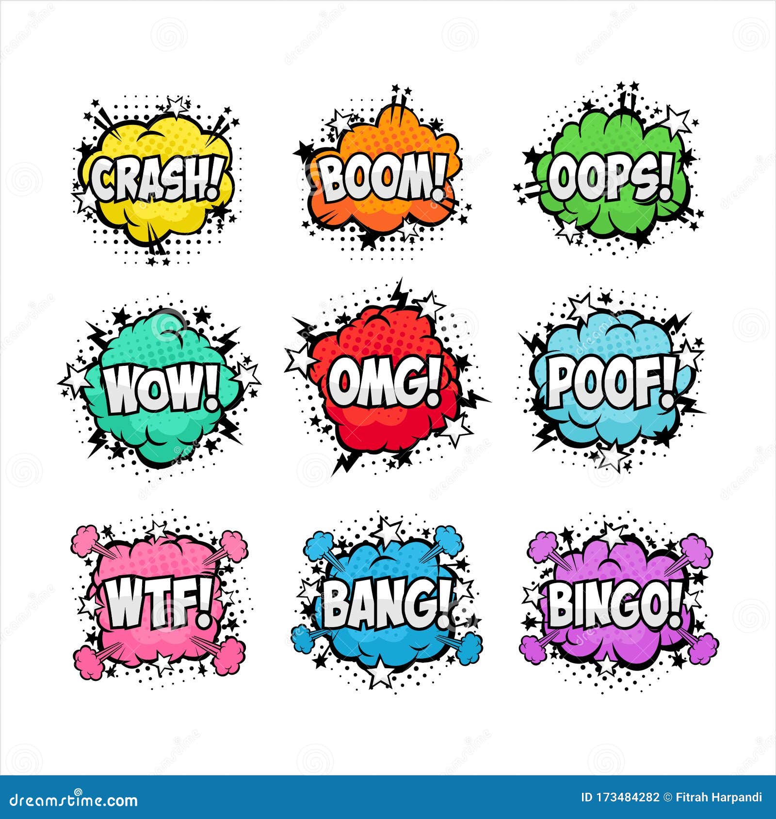 Baloon Text Comic Pop Art Style Vector Illustration | CartoonDealer.com ...