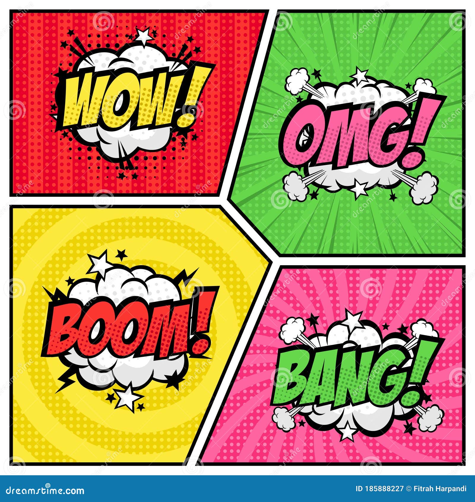 Baloon Text Comic Pop Art Style Vector Illustration | CartoonDealer.com ...