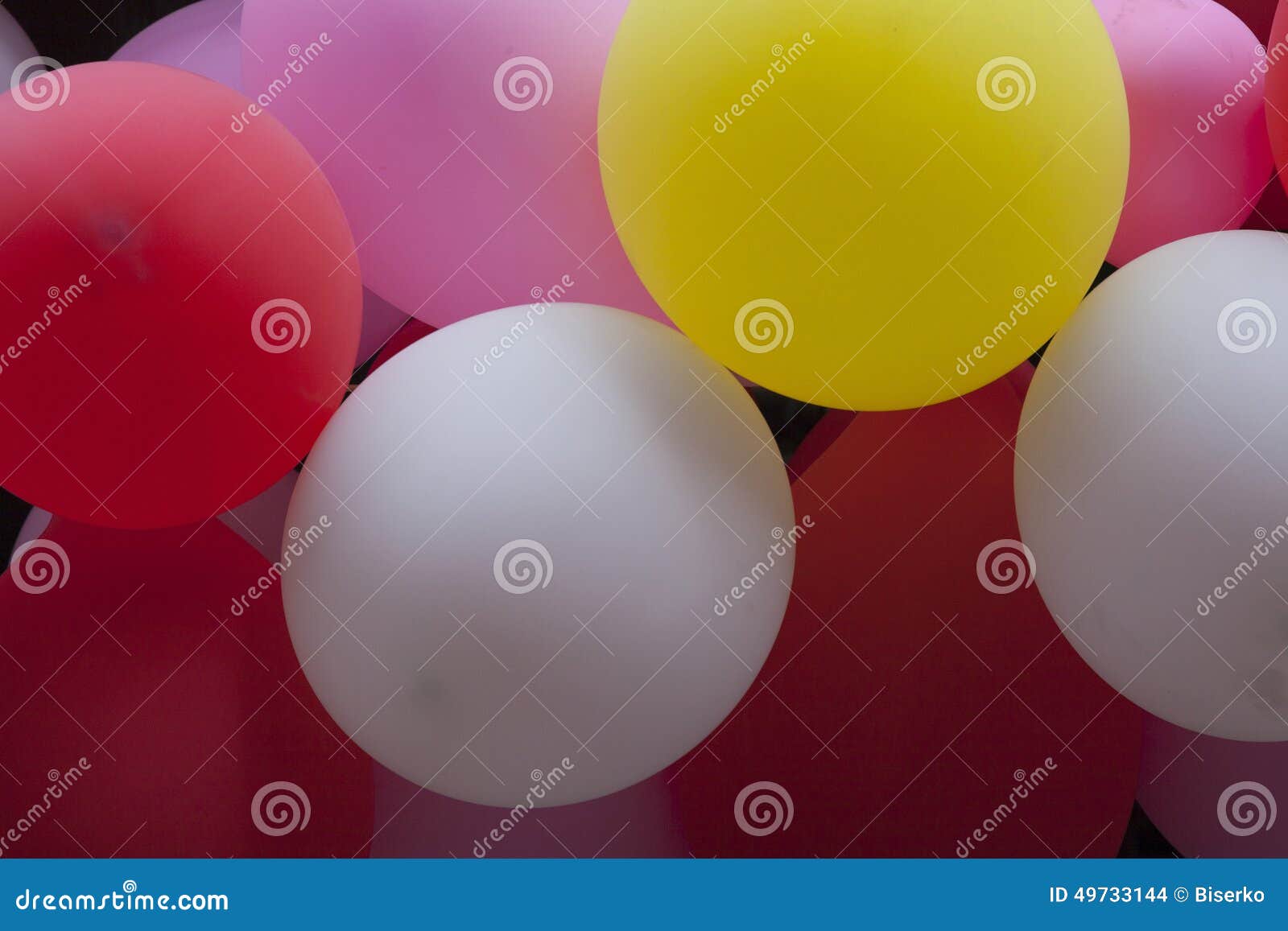 Baloons stock foto. Image of huwelijk, feestelijk, tafereel - 49733144