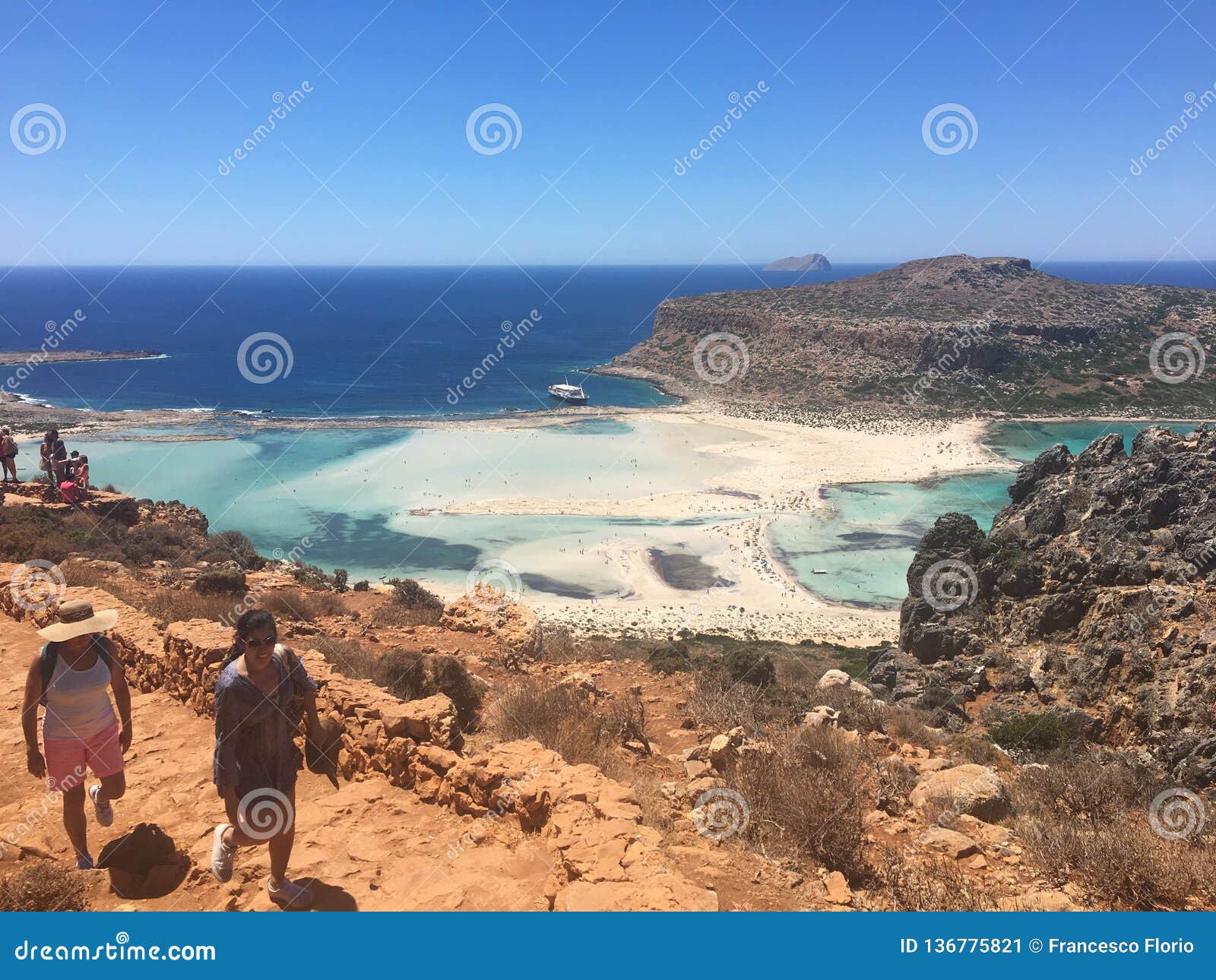 Balos beach editorial photo. Image of estate, beach - 136775821