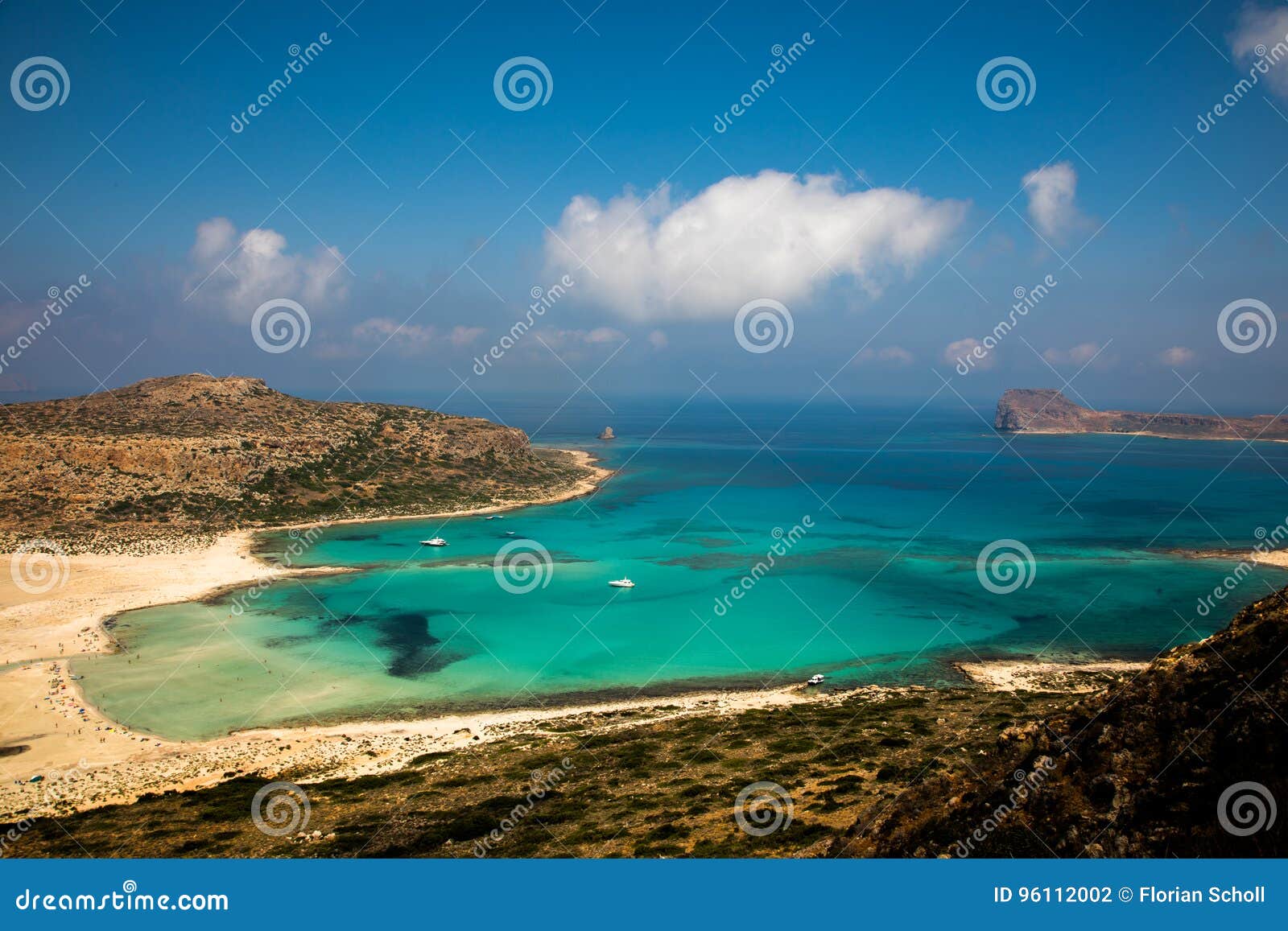 Balos Beach, Crete, Greece stock photo. Image of nature - 96112002