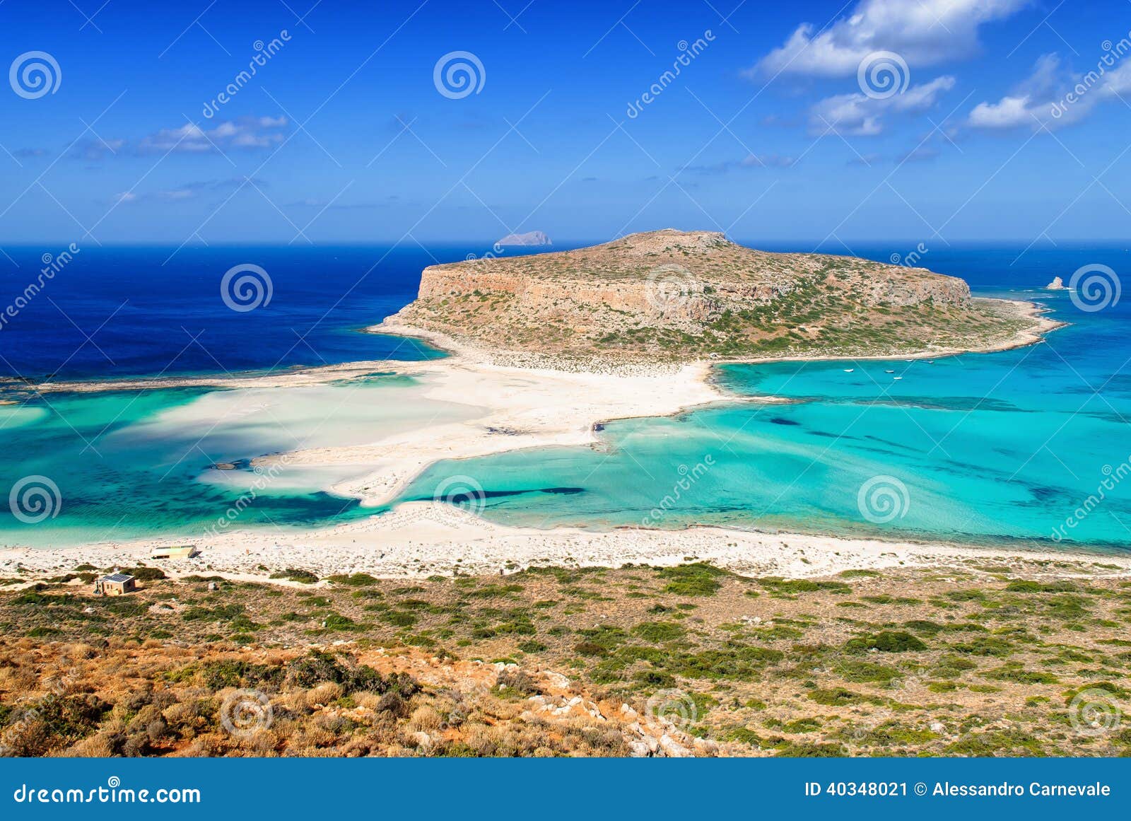 Balos Beach at Crete Island in Greece Stock Image - Image of aegean ...