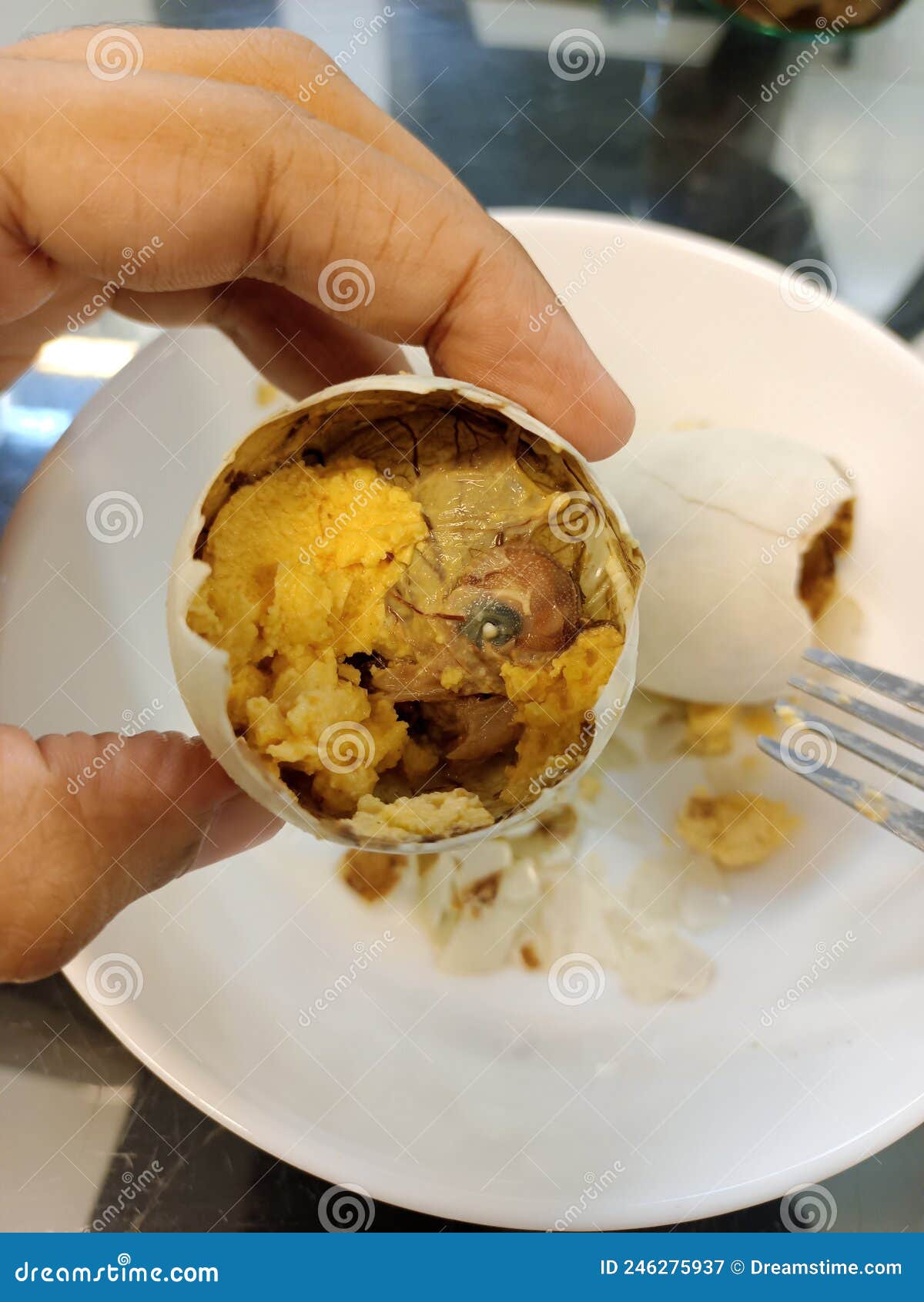 Balot Duck Egg in Shell Food Stock Image - Image of dairy, vegetable ...