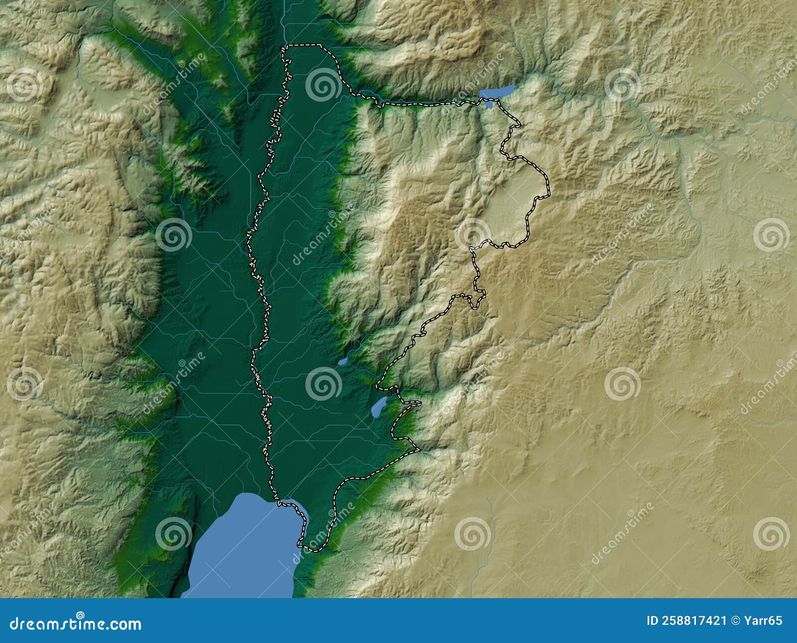 Balqa, Jordan. Physical. No Legend Stock Illustration - Illustration of ...