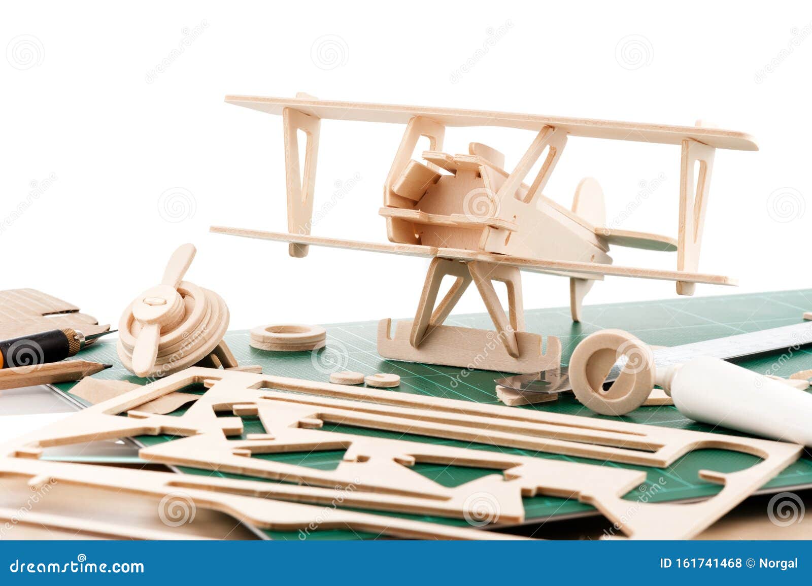Balsa wood model stock photo. Image of journey, object - 161741468