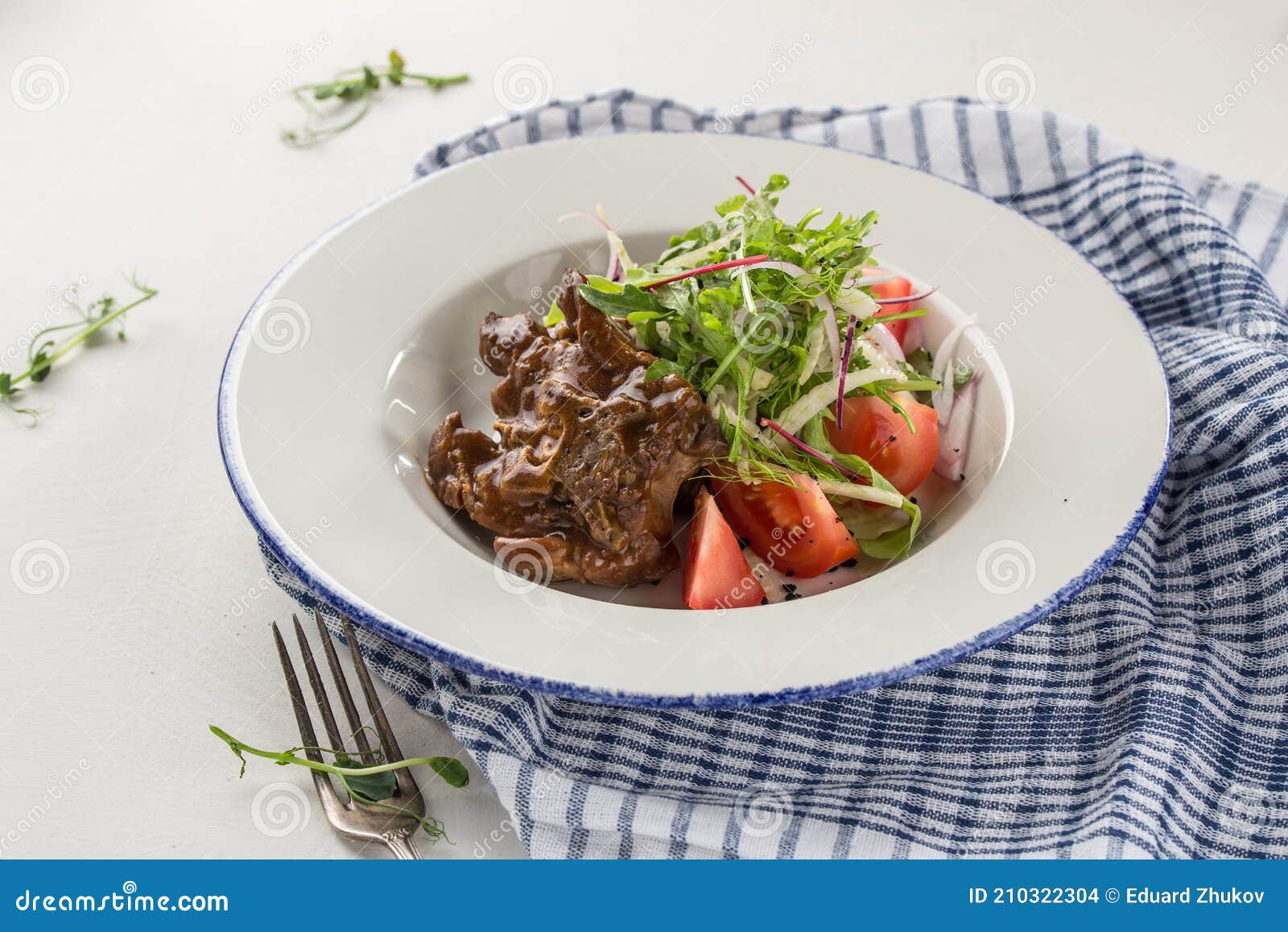 Balsamic Braised Beef Slow Cooked Beef Roast with Fresh Tomatoes on the ...