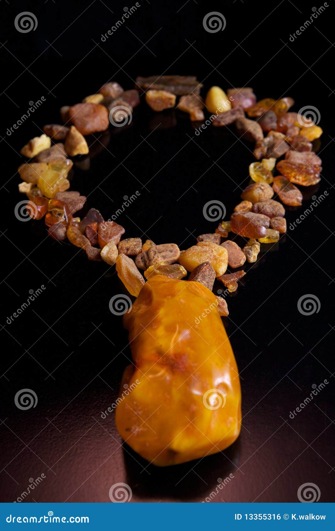 Baltic Amber necklace stock photo. Image of nature, colour - 13355316