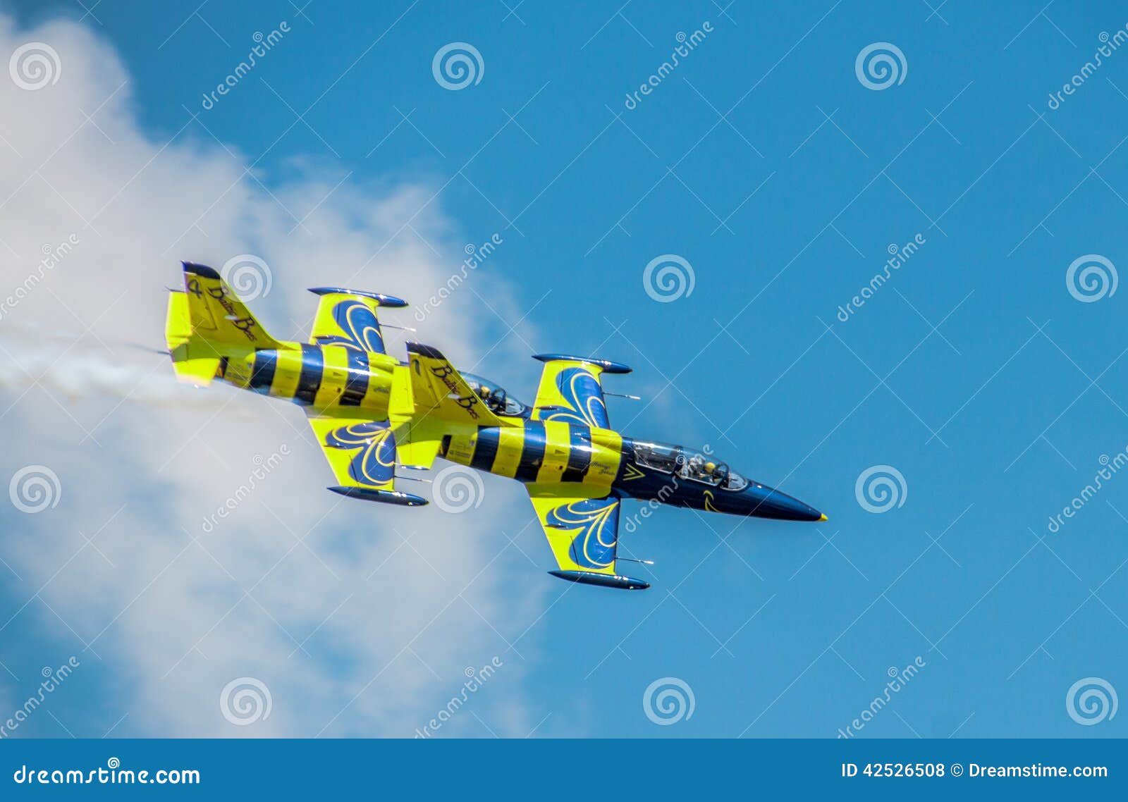 Baltic Bee Airplane editorial stock photo. Image of aviation - 42526508