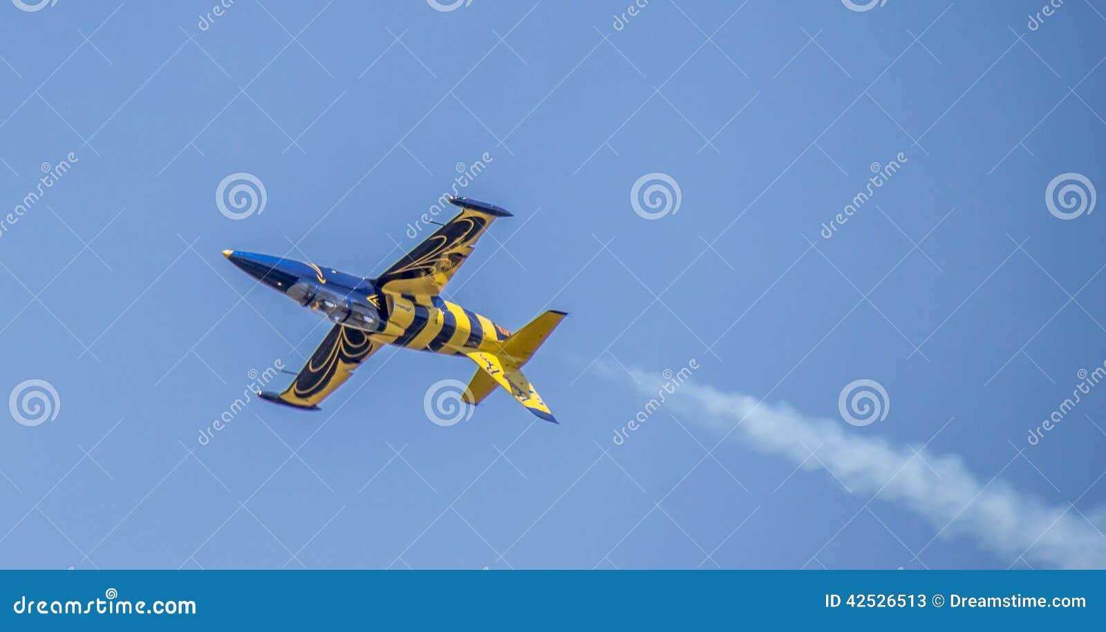 Baltic Bee Airplane editorial stock photo. Image of aviatic - 42526513