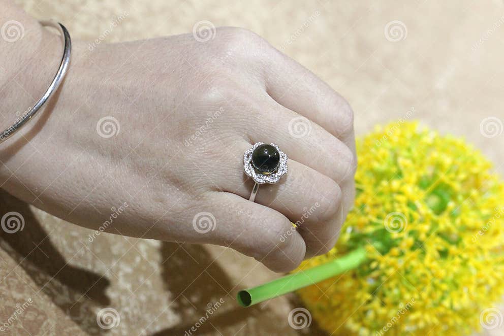 Baltic Blue Amber Phoenix Ring Stock Photo - Image of amber, element ...