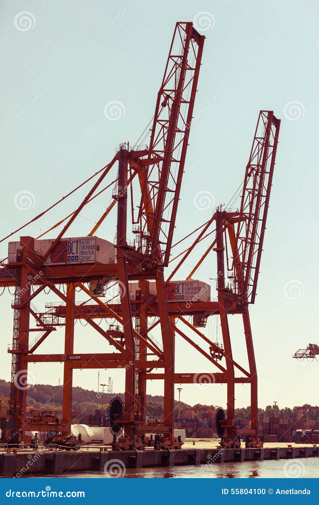 Baltic Container Terminal in Gdynia on 13 Juny 2015, Poland Editorial ...