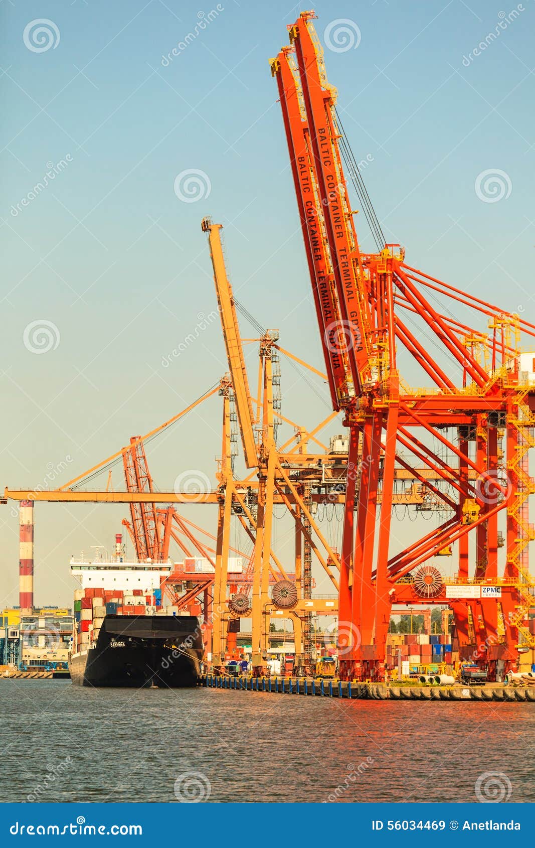 Baltic Container Terminal in Gdynia on 13 Juny 2015, Poland Editorial ...