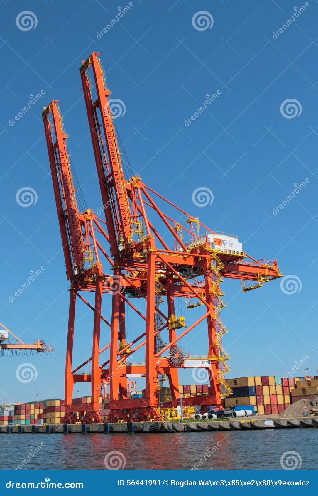 Baltic Container Terminal in Gdynia Editorial Photo - Image of baltic ...