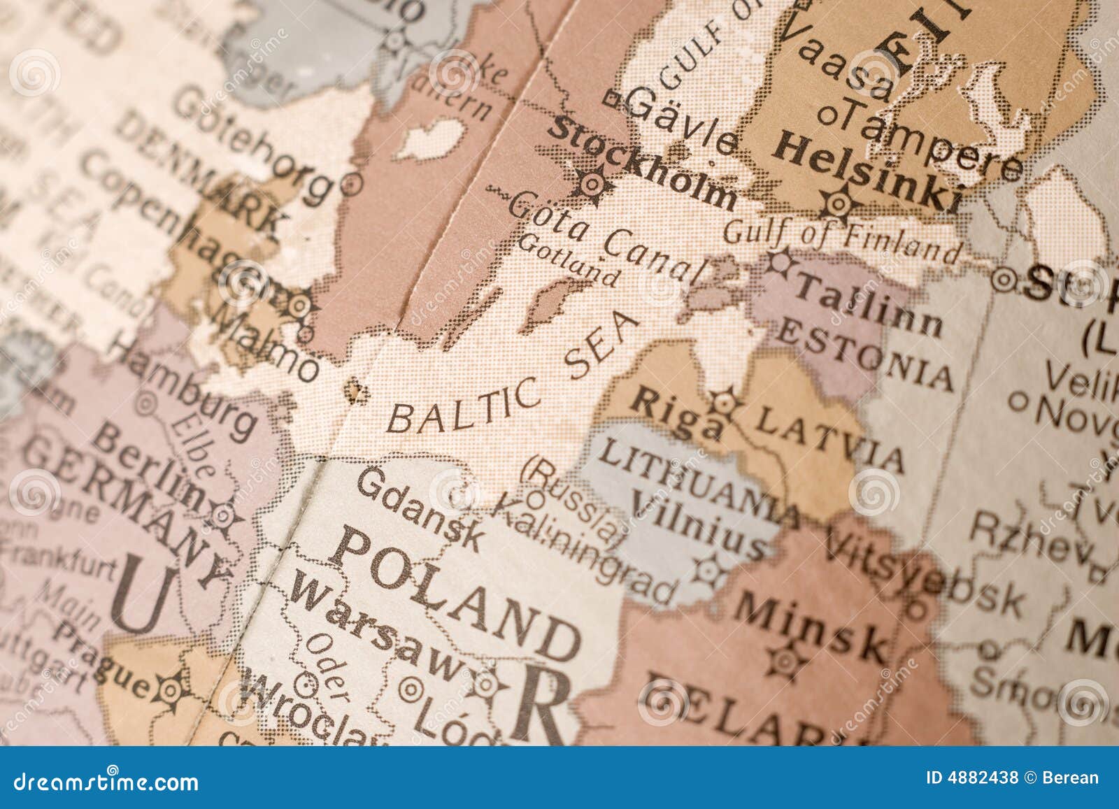 Baltic Sea stock photo. Image of metallic, gdansk, earth - 4882438