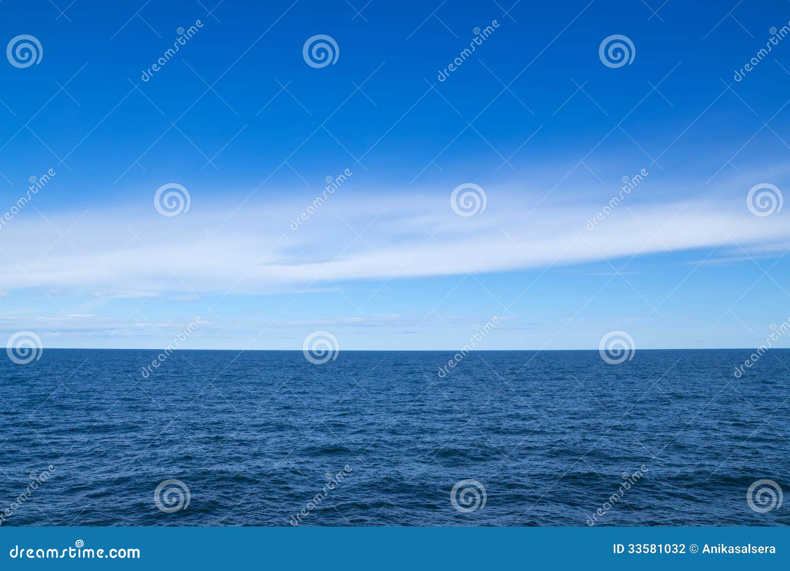 Baltic sea and blue sky stock photo. Image of maritime - 33581032