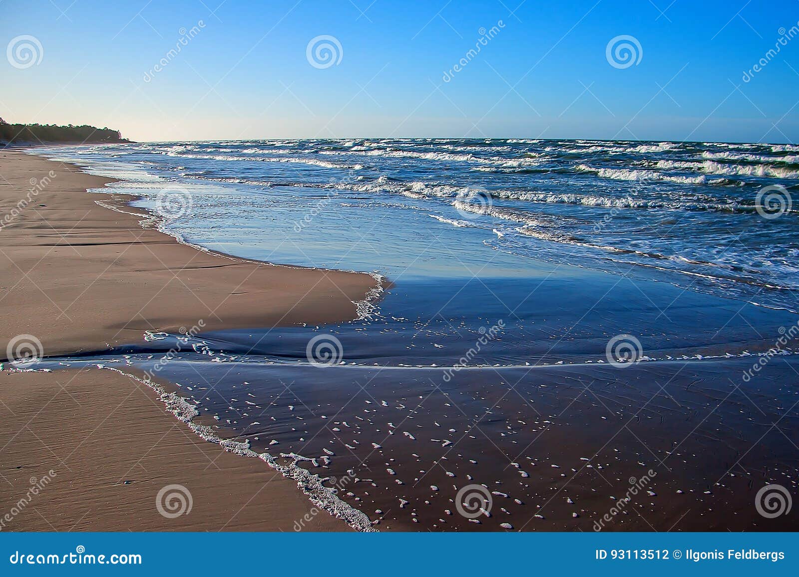 Baltic Sea coast. Bernati stock photo. Image of leisure - 93113512