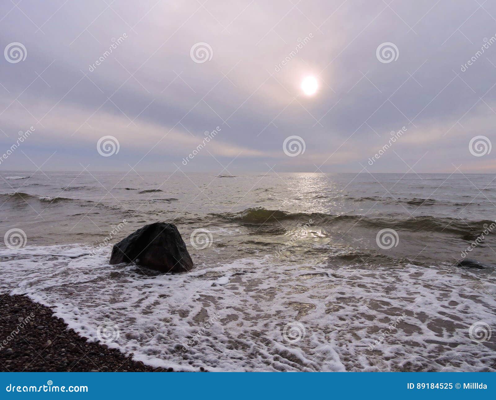 Baltic Sea Coast, Lithuania Stock Image - Image of lithuania, sunny ...