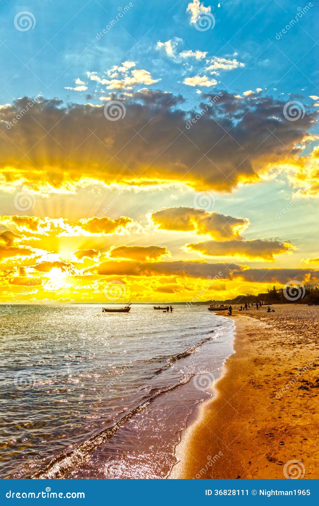Baltic sea and sun stock image. Image of landscape, cloudy - 36828111