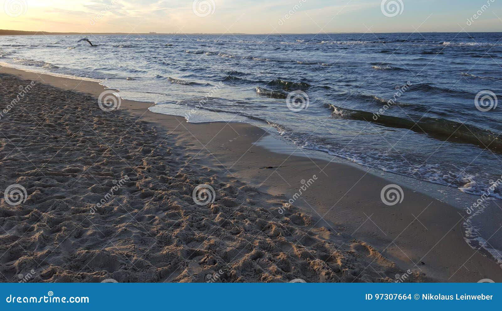 The Baltic Sea at Sunset 03 Stock Photo - Image of motion, poland: 97307664