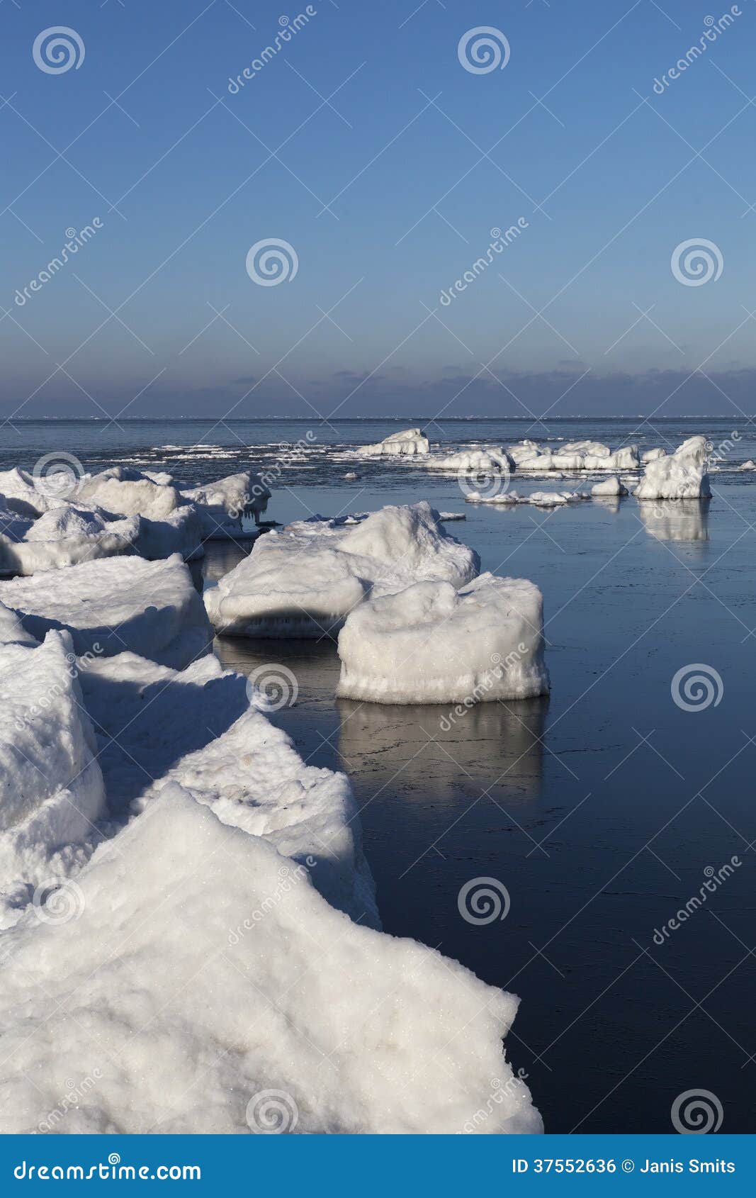 Baltic sea in winter. stock photo. Image of north, season - 37552636