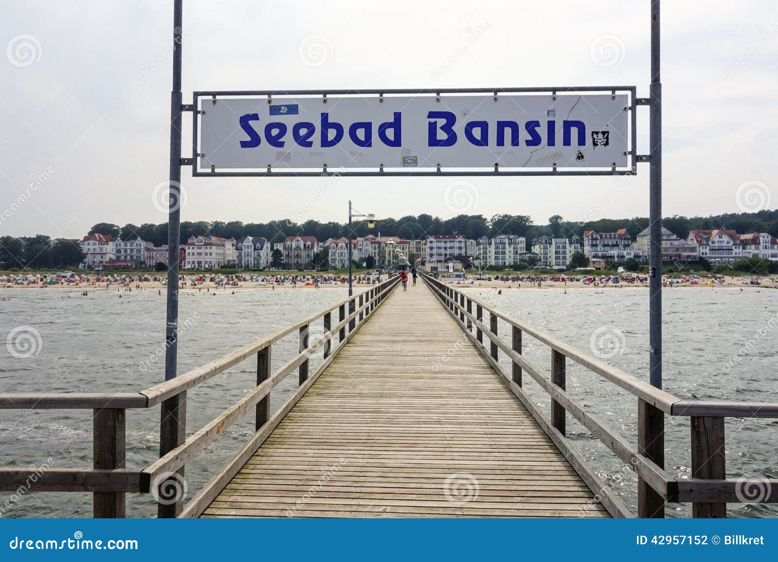 Baltic Seaside Resort Seebad Bansin Editorial Photography - Image of ...