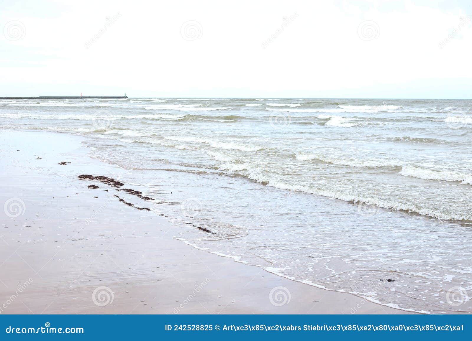 Baltic Seaside View of Baltic Sea Stock Image - Image of coastline ...