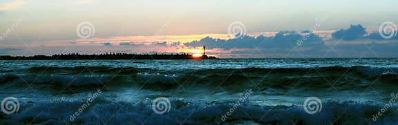 Baltic storm stock photo. Image of color, scene, coastline - 6132718