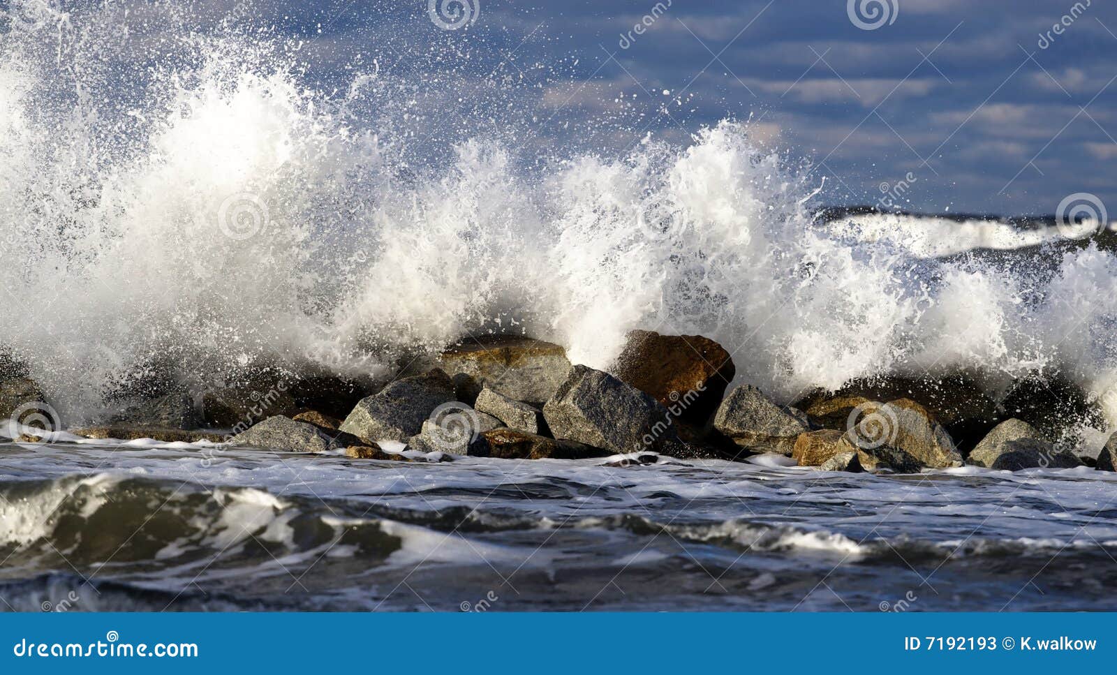 Baltic. Storm at sea stock image. Image of winter, wind - 7192193