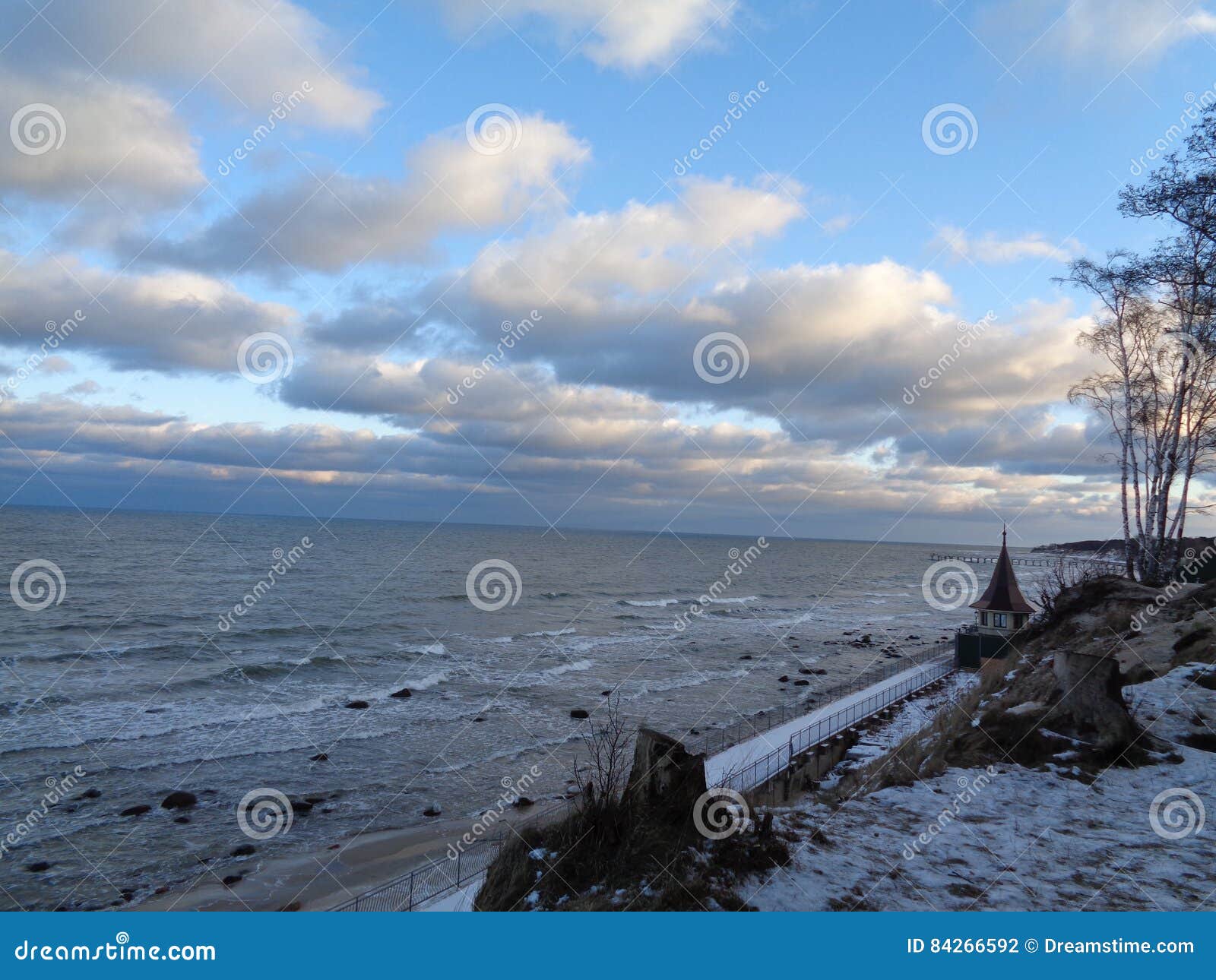 Baltic in winter stock photo. Image of oast, foam, water - 84266592